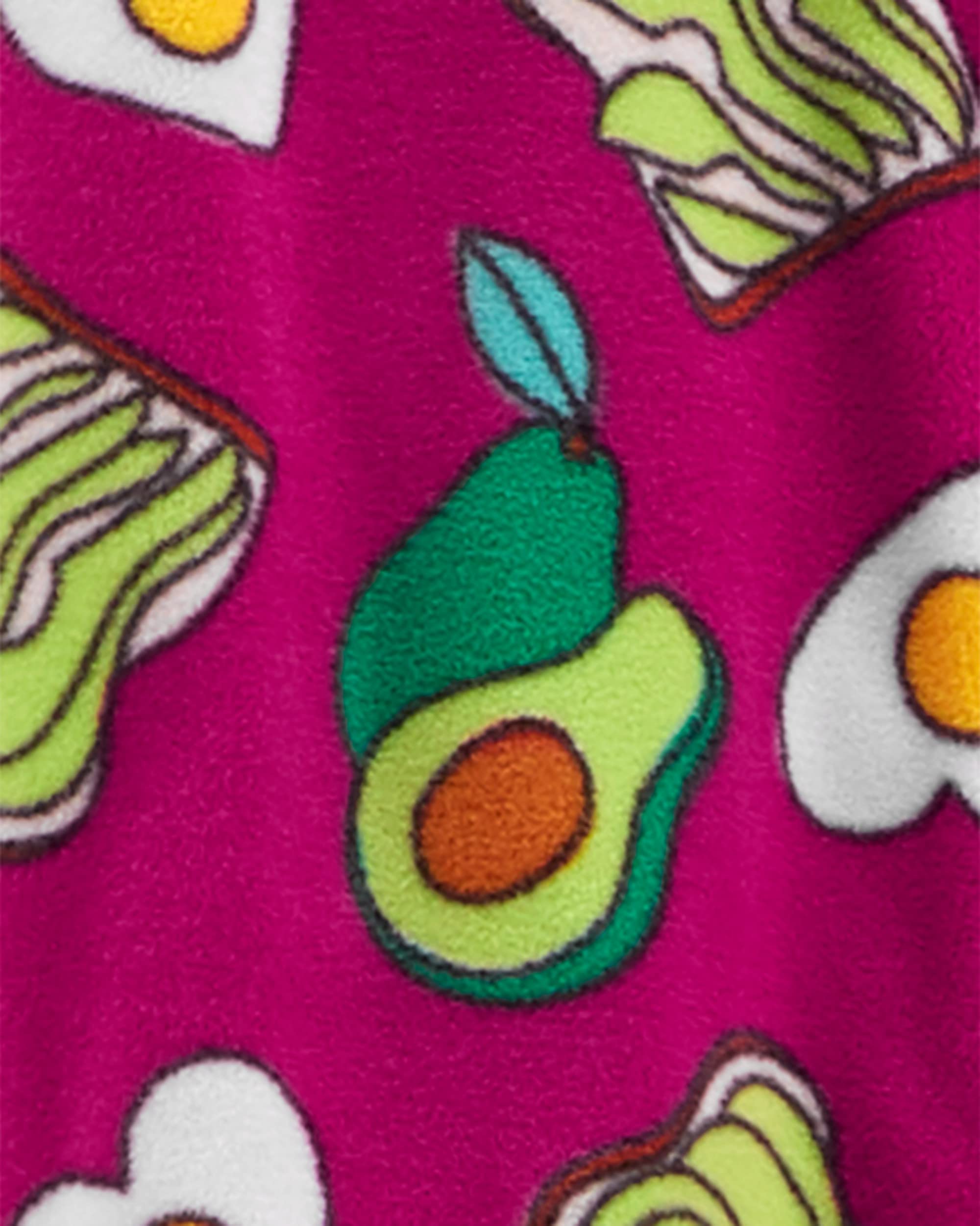 Carter's Big Girls Footed Microfleece PJ's Sleeper Pajamas, Moon and Star, 14
