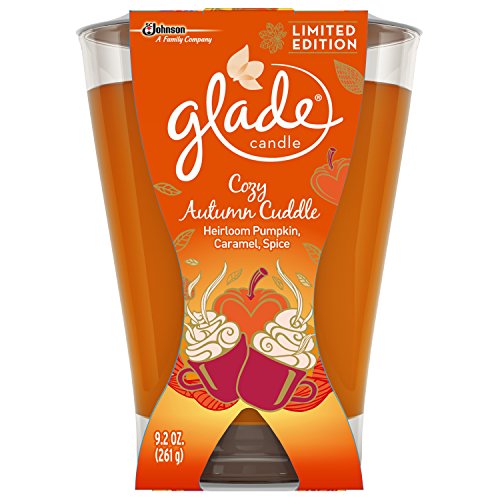 Glade Candle Jar, Air Freshener, Cozy Autumn Cuddle, 9.2 Oz
