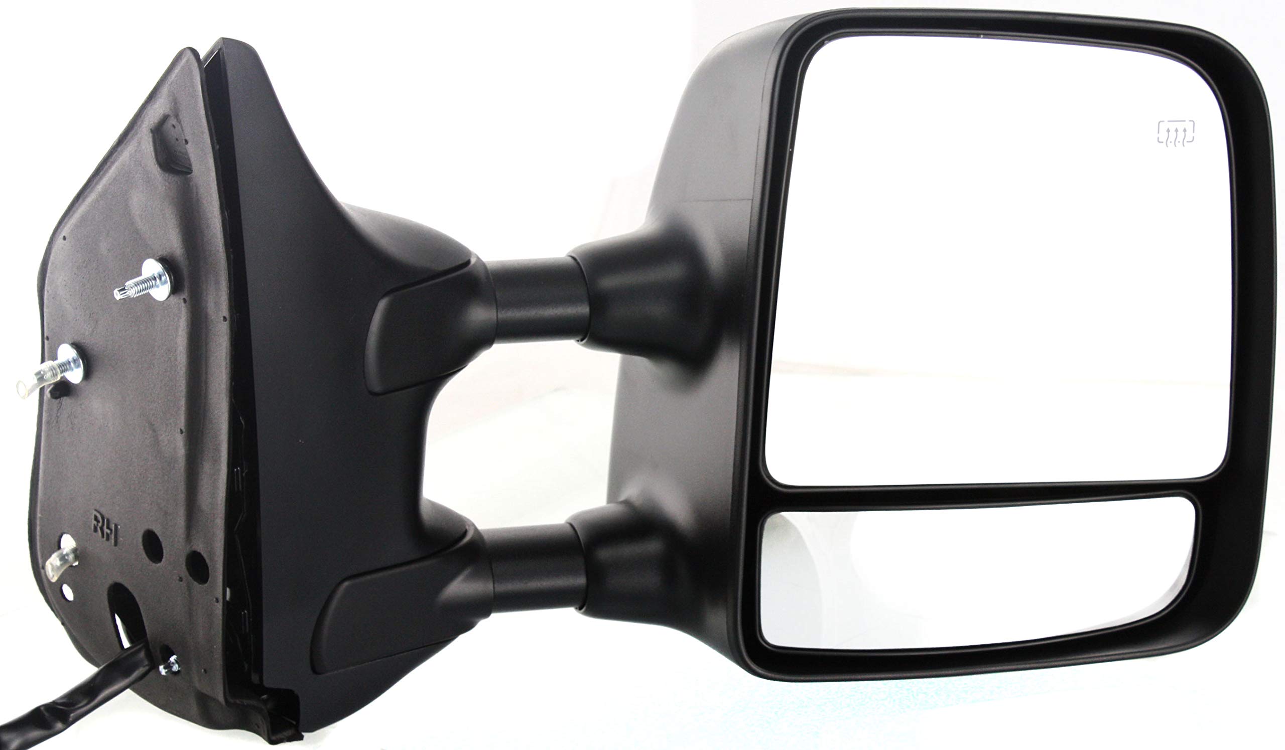Kool Vue Driver & Passenger Side Power Heated Towing Mirrors for Nissan Titan 2004-2015 With Memory Chrome With Towing Package