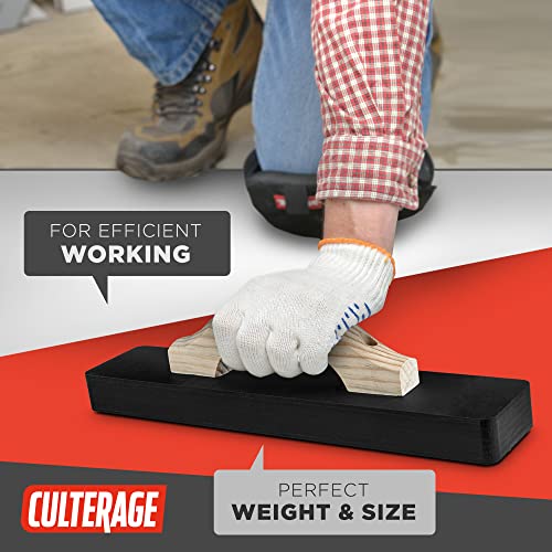 Culterage - Tapping Block [Incl. 20 Spacer] - Laminate Flooring Tools - Tapping Block for Vinyl Plank Flooring - Tapping Tool with Big Wooden Handle - Laminate Floor Tools - Tools for Vinyl Flooring