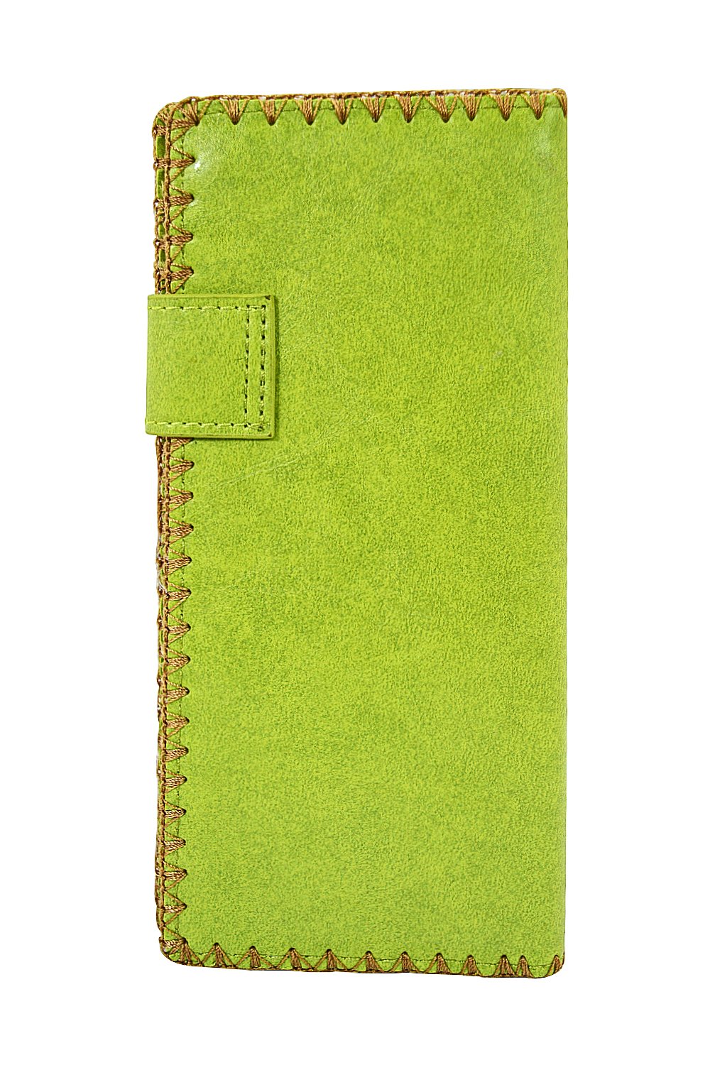 Lavishy Rockabilly Rose & Sugar Skull Day of the Dead Embroidered Large Wallet (Green)