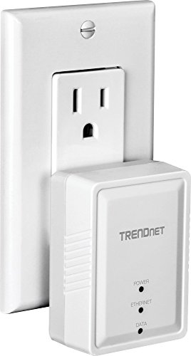 TRENDnet Powerline 500 AV Nano Adapter Kit, Includes 2 x TPL-406E Adapters, Cross Compatible with Powerline 600-500-200, Windows 10, 8.1, 8, 7, Vista, XP, Plug & Play Install, White, TPL-406E2K