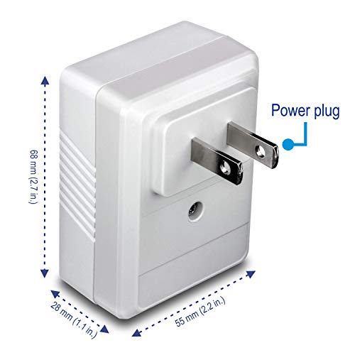 TRENDnet Powerline 500 AV Nano Adapter, TPL-406E, Includes 1 x TPL-406E Adapter, Cross Compatible with Powerline 600/500/200,Windows 10, 8.1, 8, 7, Vista, XP, Ethernet Port, Plug & Play Install White