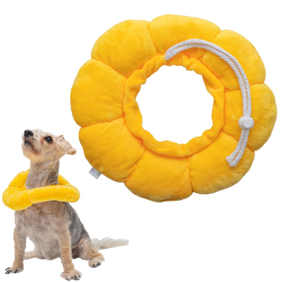 Dog Cones - Adjustable Dog Recovery Cone for Small Dogs - Dog-Friendly Design Dog Cone Collar - Reliable Head and Neck Cone for Dogs - Pet Cone - Dog Cone by Placely