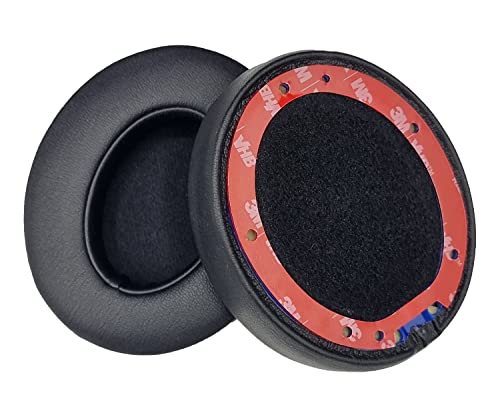 Premium Replacement Studio 3 Ear Pads/Studio 2 earpads Cushions. Compatible with Beats Studio 3 / Beats Studio 2 Headphones (Black). Premium Protein Leather | High Density Foam | Extra Thick