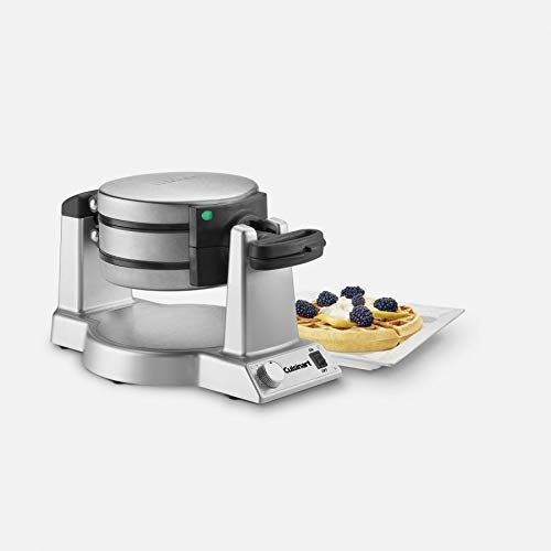 Cuisinart WAF-F20 Double Belgian Waffle Maker (Stainless Steel) (Renewed)