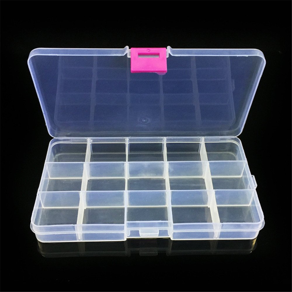 Case Box Storage Fishing Gear Organizer Bulk Tackle Fishing Accessories Gifts for Men (White, One Size)