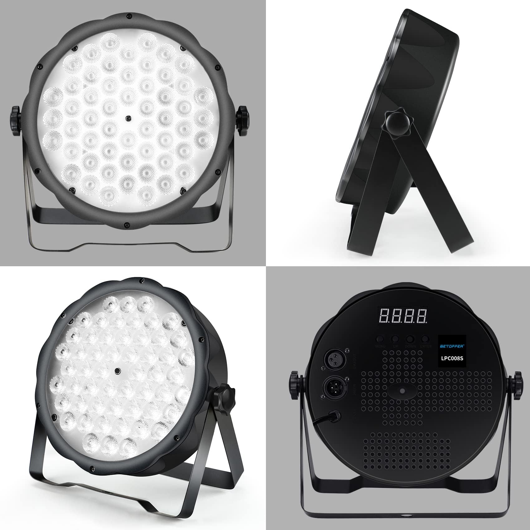 BETOPPER LED Par Lights 54 x 1.5W