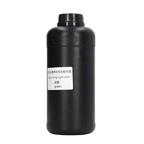 Curing Rigid Resin, Fast Speed High Accuracy 3D Printer Resin Easy to 1000ml for Industrial Parts(Green)