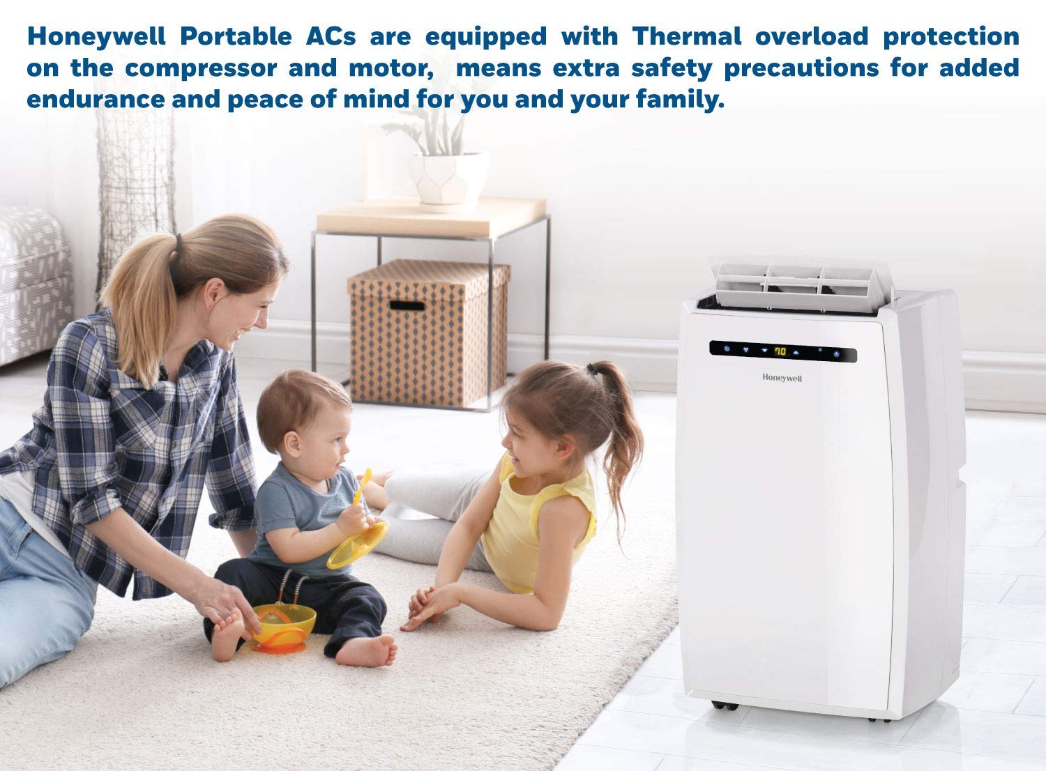 Honeywell Home MN10CESWW Environmental Appliance, Rooms Up To 350-450 Sq. Ft, White