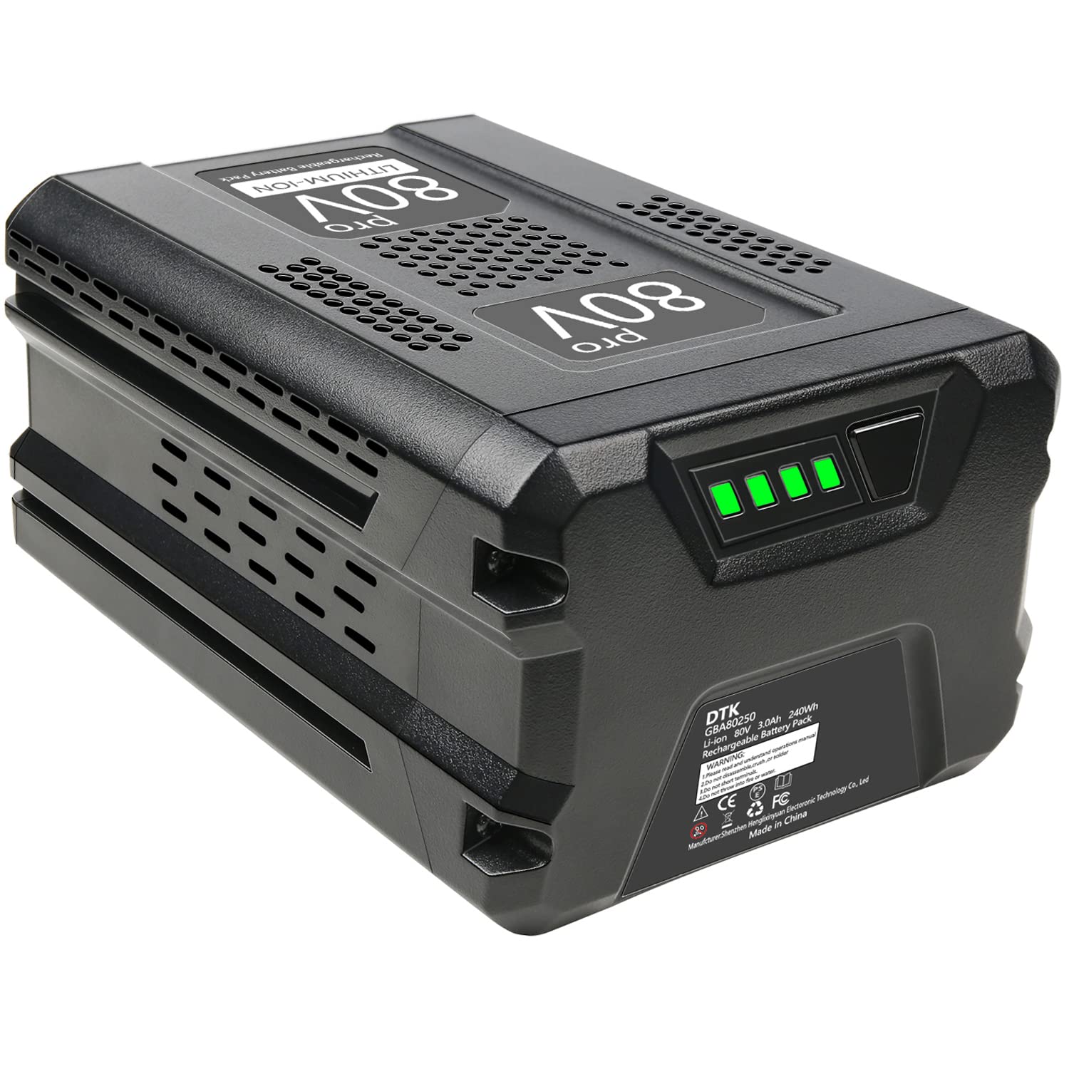 DTK 80V 3500mAh Battery Replacement for 80V Battery Compatible with Greenworks 80V Lithium Ion Cordless Power Tools(Not Fit for Kobalt)