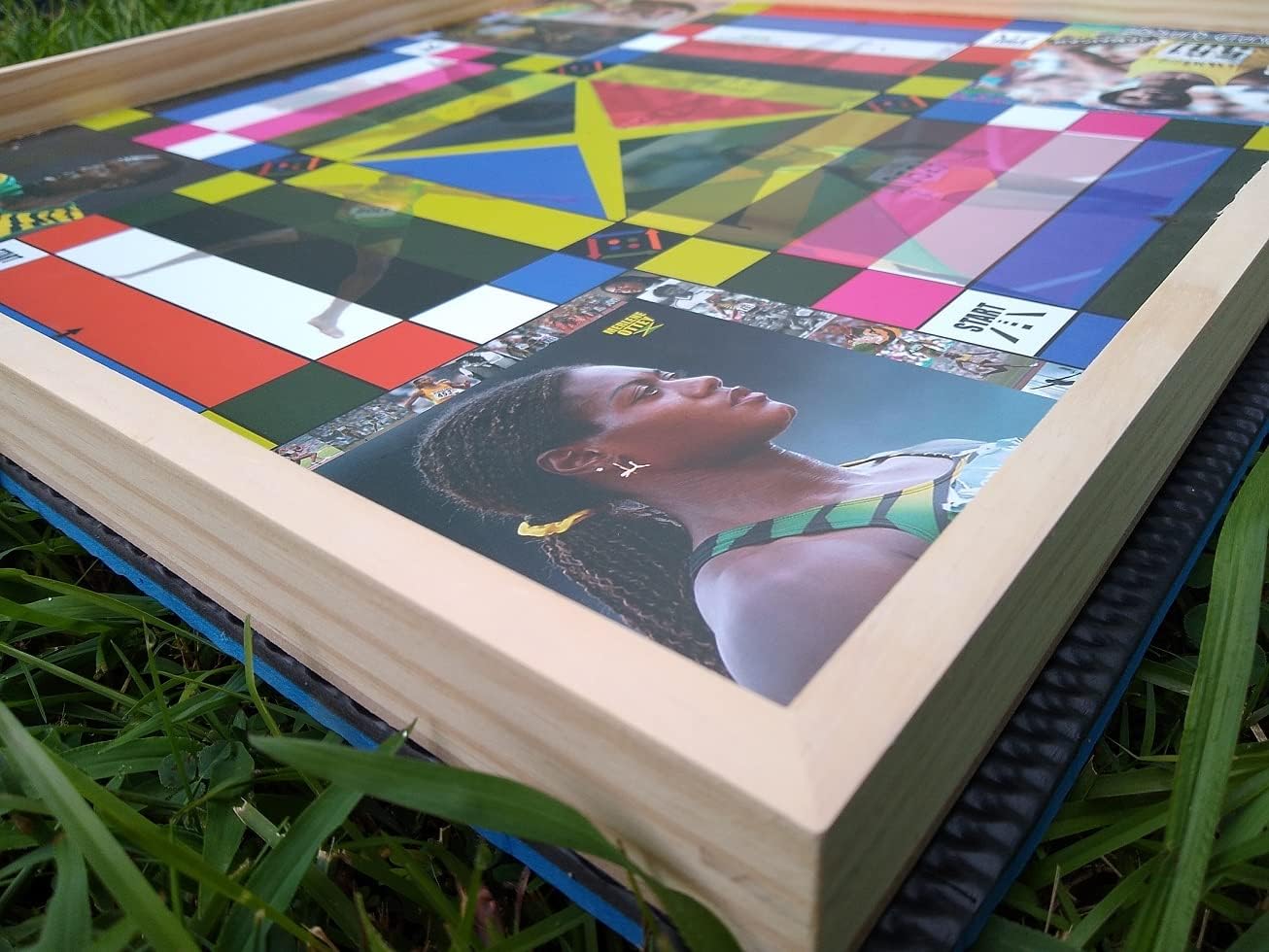 Jamaican Ludo Legendary Athletes Edition | 24in x 24in Board Game | Family Game Night Activity | Fun Easy Multi-Player Entertainment (Ludi/Ludy/Loodi)