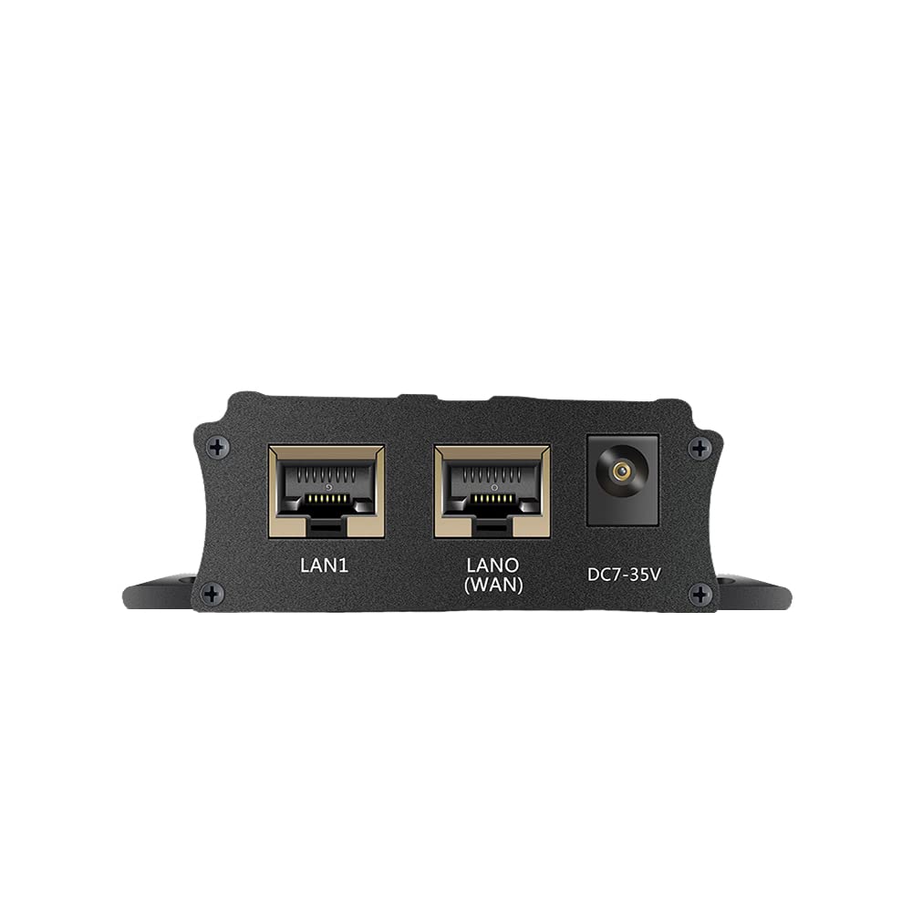 EXVIST 4G LTE WiFi Router with SIM Card Slot, Industrial 4G LTE Router with EG25-G, RS232, VPN, External Antennas for Smart Home, Video Surveillance, Industrial Control etc.
