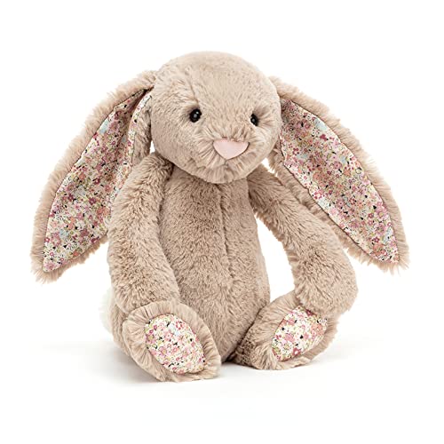 Jellycat Blossom Bea Beige Bunny Stuffed Animal, Medium 12 inches | Rabbit and Bunny Plush Toy | Classic Children's Gift