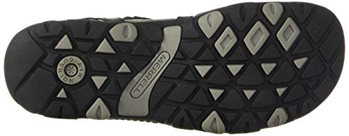 Merrell Women's Sandspur Rose LTR Sandal, Black/Paloma, 8