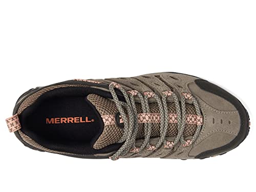 Merrell Women's CROSSLANDER 2 Hiking Shoe, Boulder/Peach, 7 M US