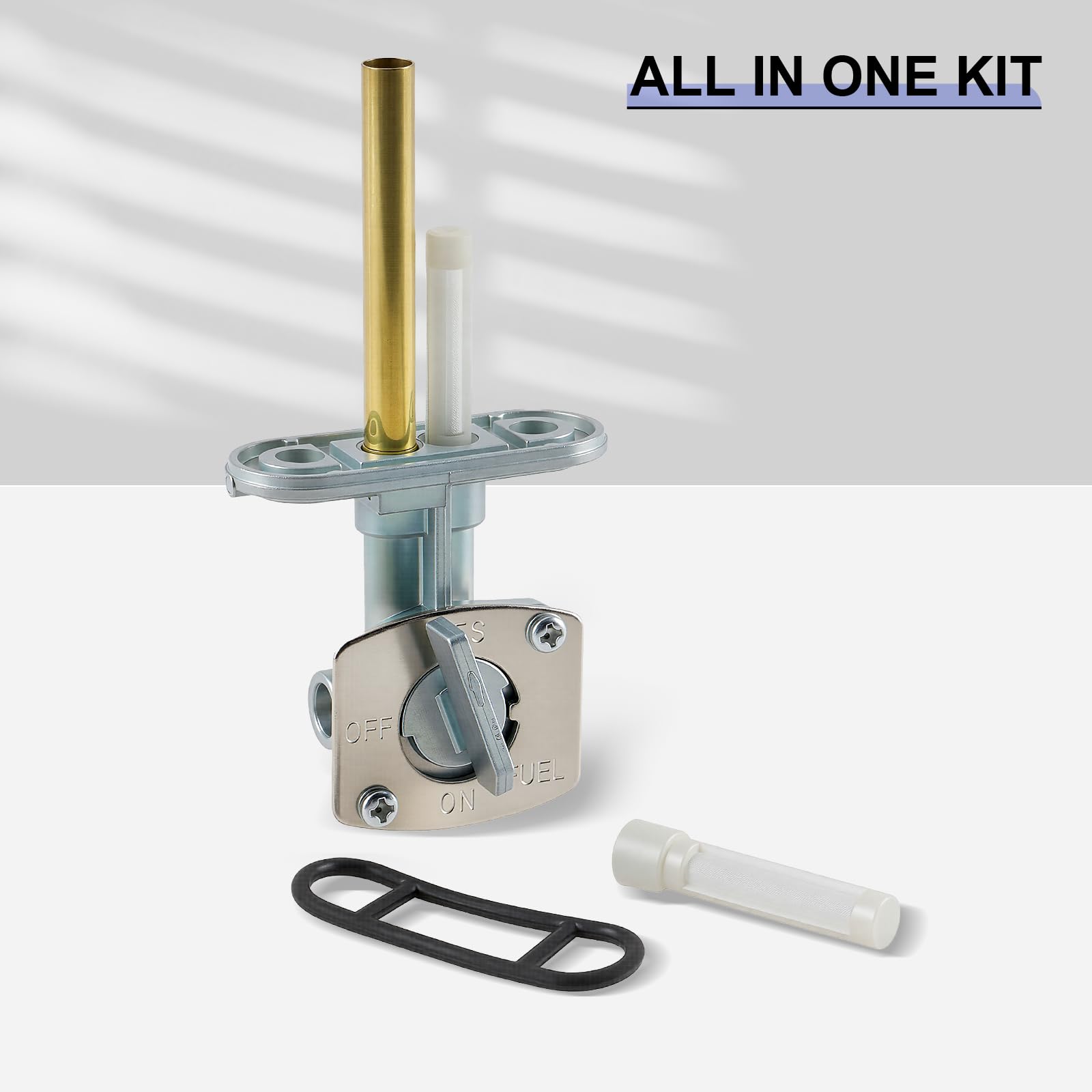MOTOALL Tank Switch Gas Valve Fuel Petcock w/Gasket for Yamaha Bear 250 400 Shut Off Valve for Yamaha Bear Tracker 250 Bruin 250 Timberwolf ATV