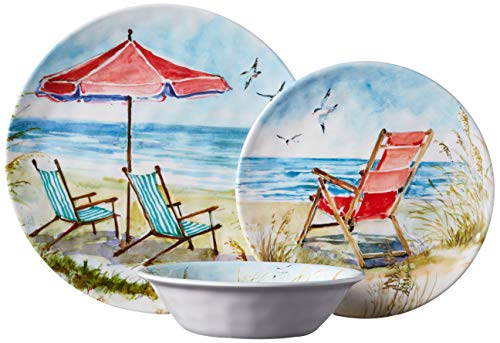 Certified International Ocean View Dinnerware, Dishes, Multicolor