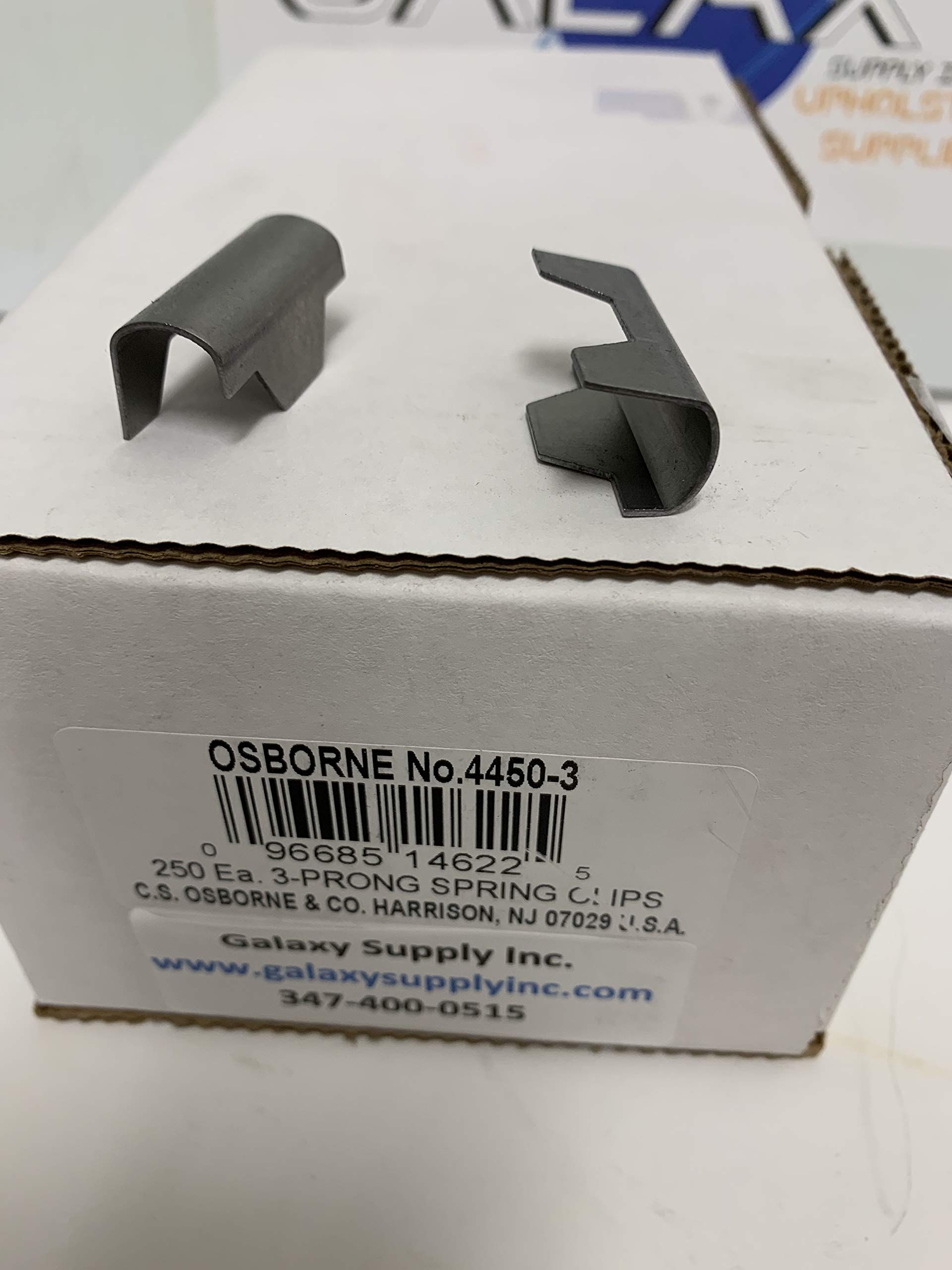 C S Osborne and Company No. 4450-3 - 3 Prong Clips. UPC14622