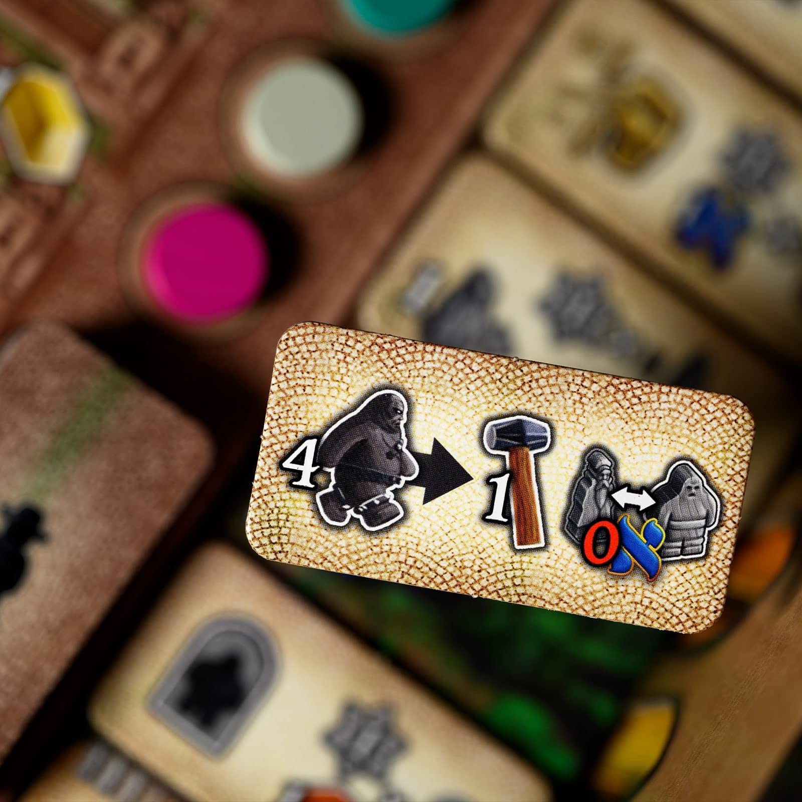 Golem Board Game | Strategy Game | Renaissance Fantasy Game | Engine-Building Game for Adults and Teens | Ages 14+ | 1-4 Players | Average Playtime 90-120 Minutes | Made by Cranio Creations