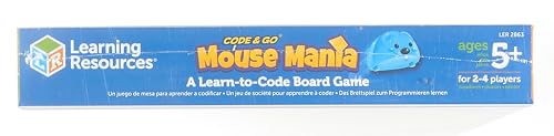 Learning Resources Code & Go Robot Mouse Board Game, STEM, Early Coding Game, Ages 5+