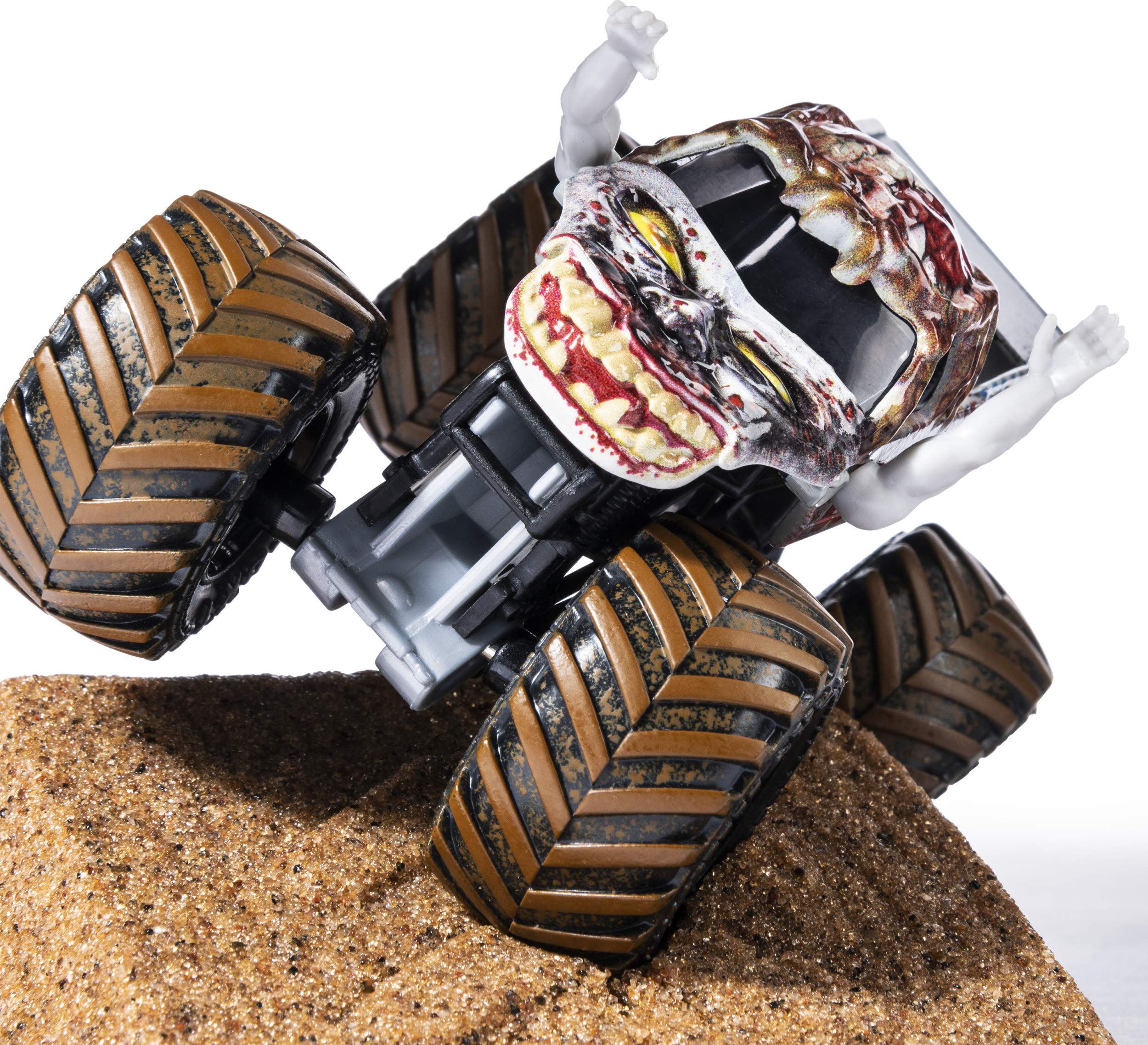 Monster Jam, Zombie Monster Dirt Starter Set, Featuring 8oz of Monster Dirt and Official 1:64 Scale Die-Cast Truck