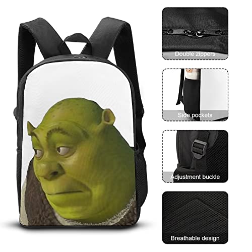 Funny School Backpack Lightweight Bookbags Students Schoolbag Travel Daypack Laptop Bag For Women Men Kids