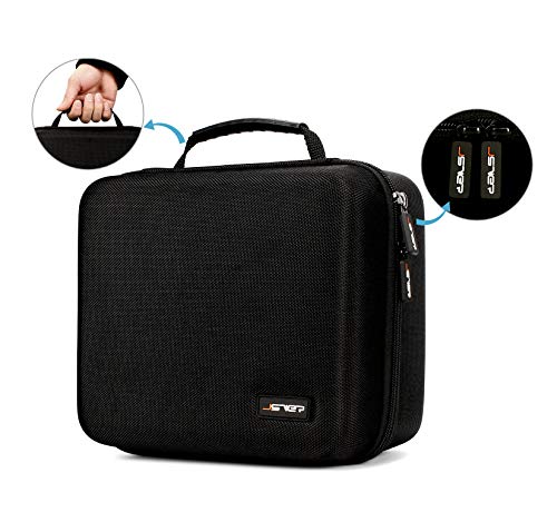 Hard Case for Meta Quest 2 JSVER Carrying Case for Quest/Quest 2/ Oculus Go/Samsung Gear Virtual Reality and Headset Gamepad Game Controller Kit, Home Storage, Travel Case for Meta/Oculus Quest 2