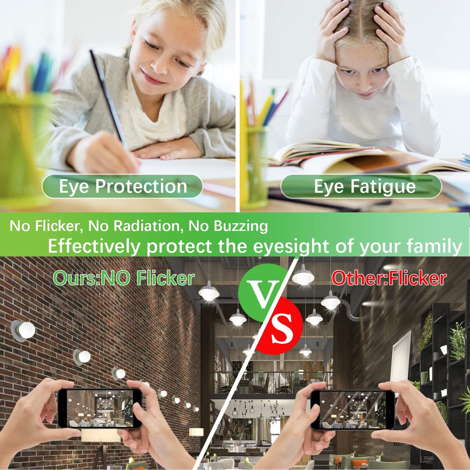 Jardhom LED Light Bulb,G120 Globe Bulb,15W (150W Equivalent) Globe Light Bulbs,Daylight 5000k Led Bulb,Non-Dimmable,E26 Base Large Decorative Lamp,1100 Lumer, for Indoor Room Lighting Globe Light