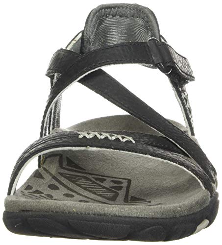 Merrell Women's Sandspur Rose LTR Sandal, Black/Paloma, 8