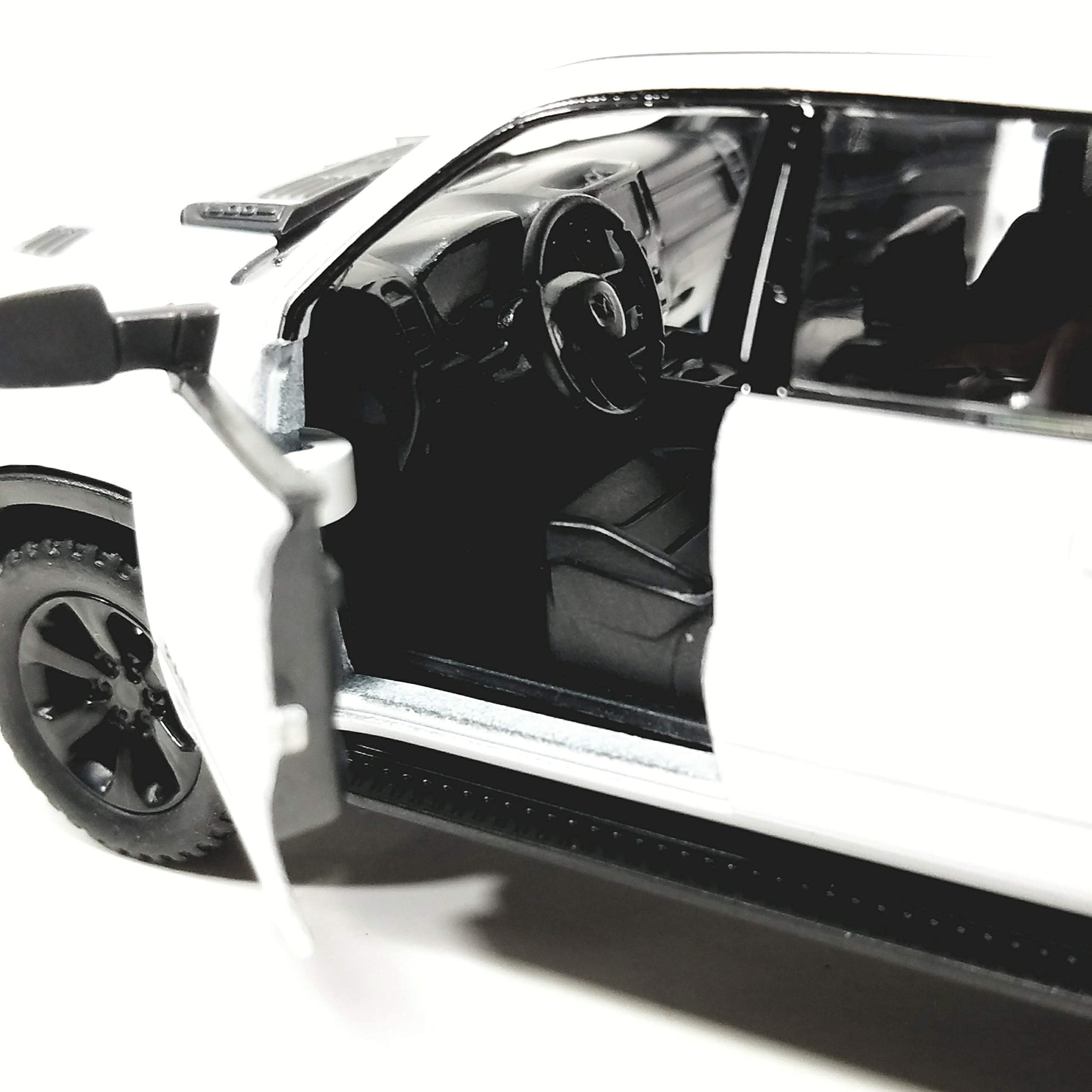 Kinsmart 2019 White Dodge Ram 1500 Pickup Truck1/46 O Scale Diecast Truck