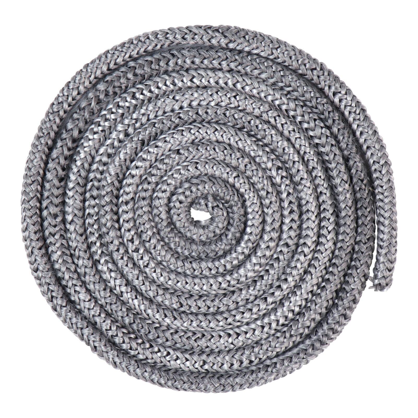 BSTFLEX Graphite Impregnated Fiberglass Rope Seal Gasket Replacement for Wood Stoves- 1" x 72"