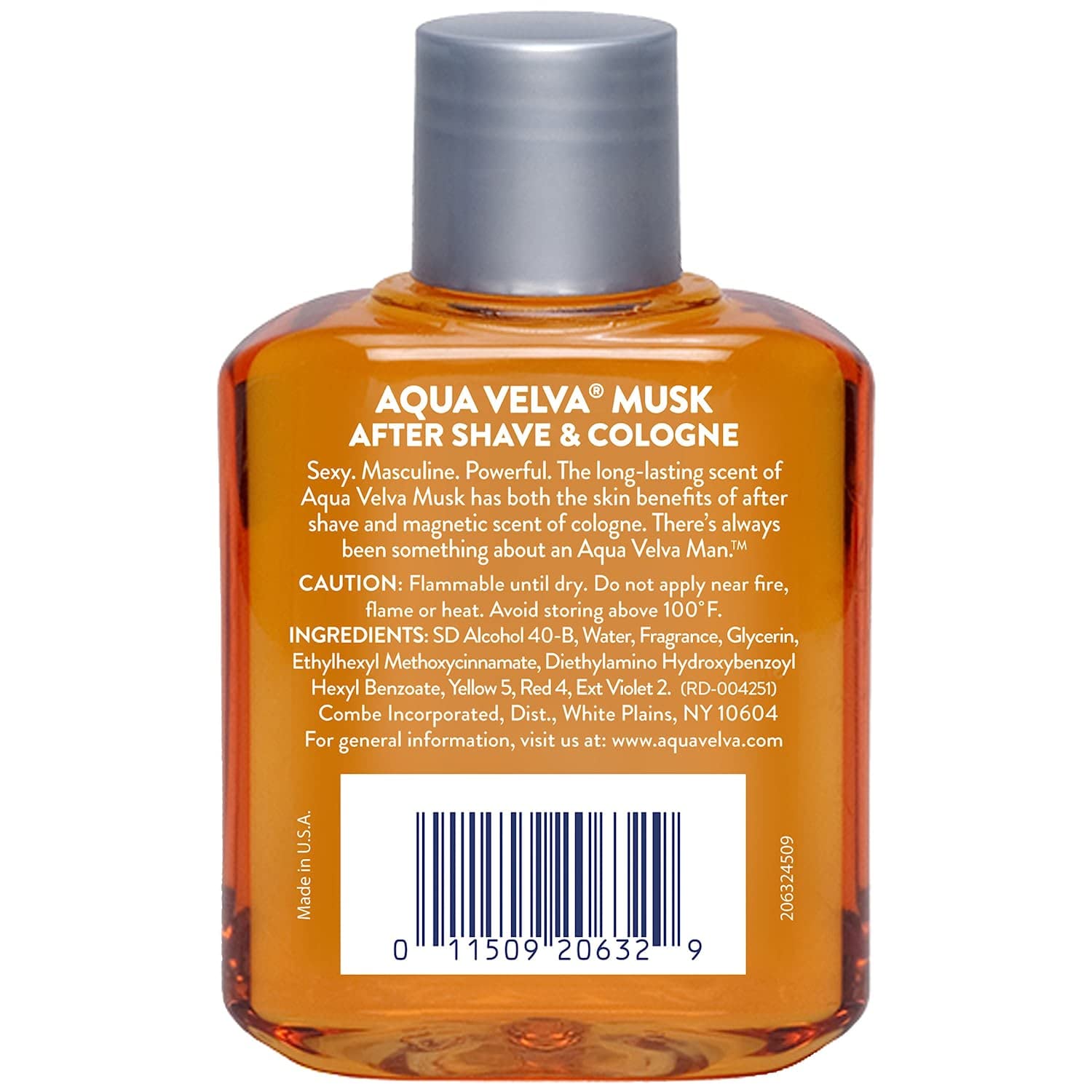 Special Pack of 5 AQUA VELVA AFTER SHAVE MUSK 3.5 oz