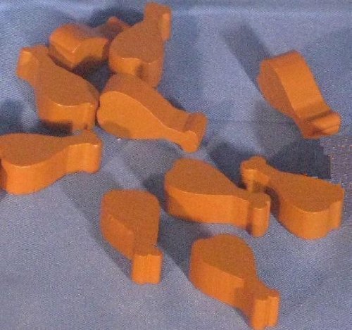 Mayday Games 10 Meat or Chicken Leg Token Set