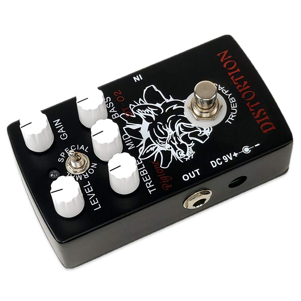 pigtone PP-30 Guitar Effect Pedal Distortion Analog DC 9V True Bypass
