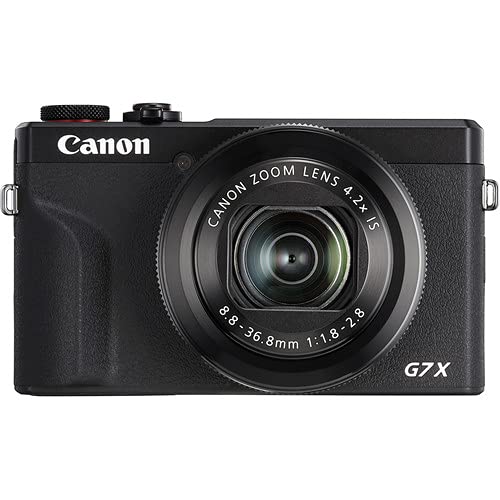 Canon PowerShot G7 X Mark III Digital Camera+Commander Starter KIT+64GIG Card(12PC) Bundle (Renewed)