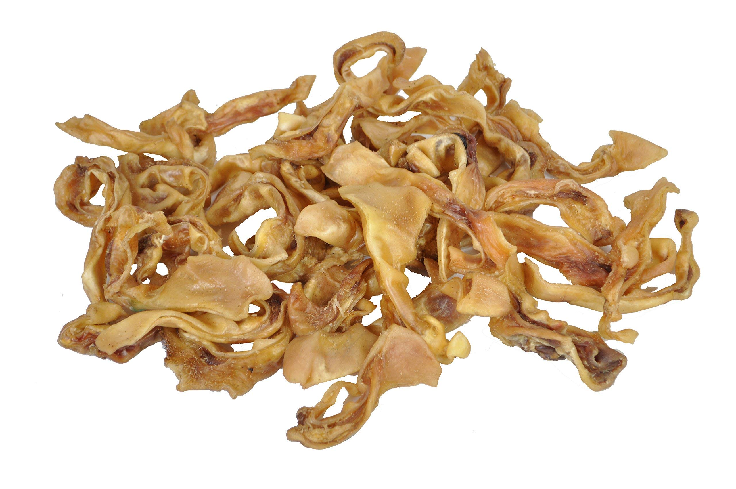 Downtown Pet Supply Pig Ears Strips - Dog Treats Small Dogs - Dog Dental Treats & Rawhide-Free Dog Chews - Promotes Healthy Coat & Skin Care - Rich in Protein, Vitamins & Minerals - 2 lbs