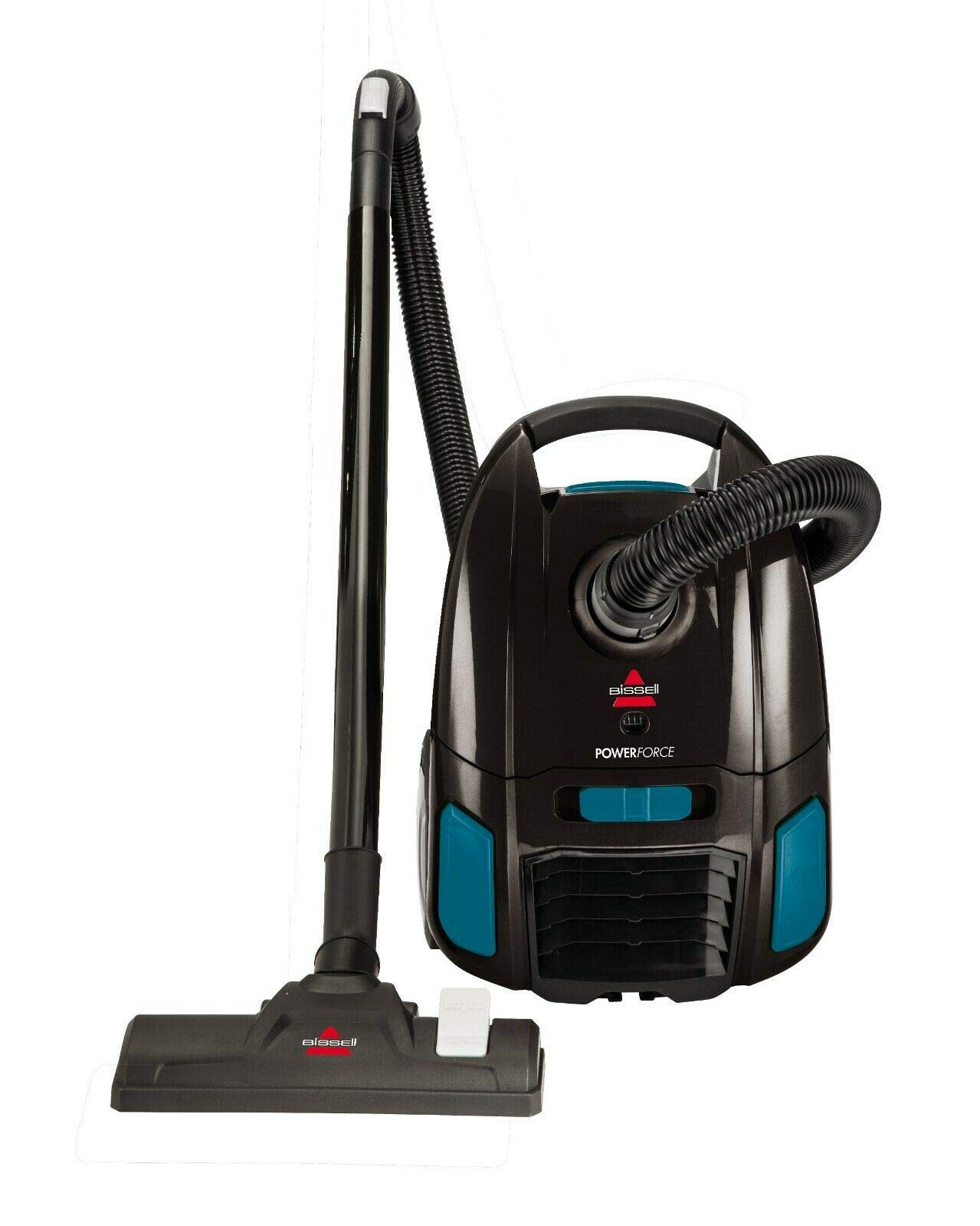 Bissell CANNISTER PowerForce Bagged Canister Vacuum, 2154W, Black