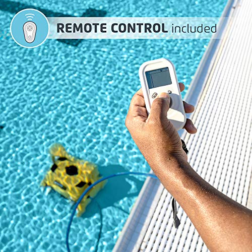 DOLPHIN Wave 100 Commercial Robotic Pool Cleaner with Caddy, Engineered for Extraordinary Pool Cleaning Performance, Ideal for Commercial Swimming Pools up to 88 Feetā¦