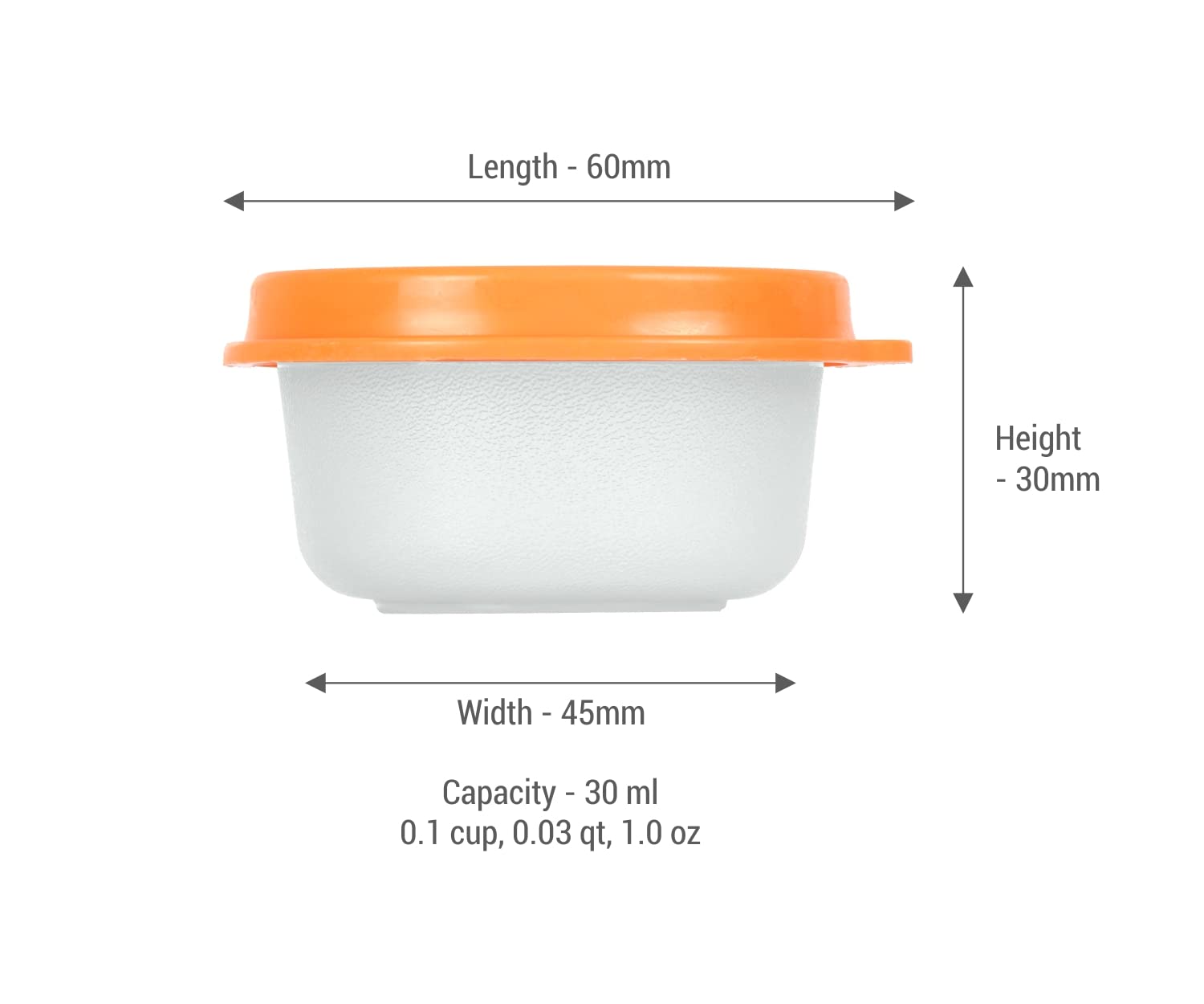 Condiment Cups container with Lids- 8 pk. 1 oz. Dressing Container to go Small Food Storage Containers with Lids- Sauce Cups Leak proof Reusable Plastic BPA free for Lunch Box Picnic Travel (Assorted)