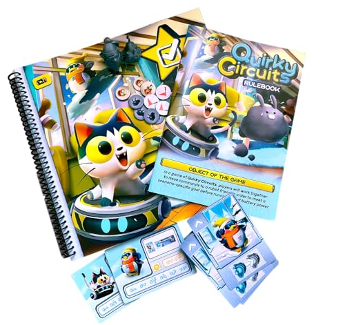 Plaid Hat Games Quirky Circuits: Penny and Gizmo's Snow Day – Cooperative Robot Programming Game for 2-4 Players, Ages 8+