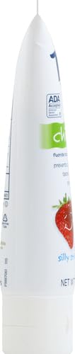 Tom's of Maine Natural Children's Anticavity Fluoride Toothpaste, Silly Strawberry, 4.2 Ounce