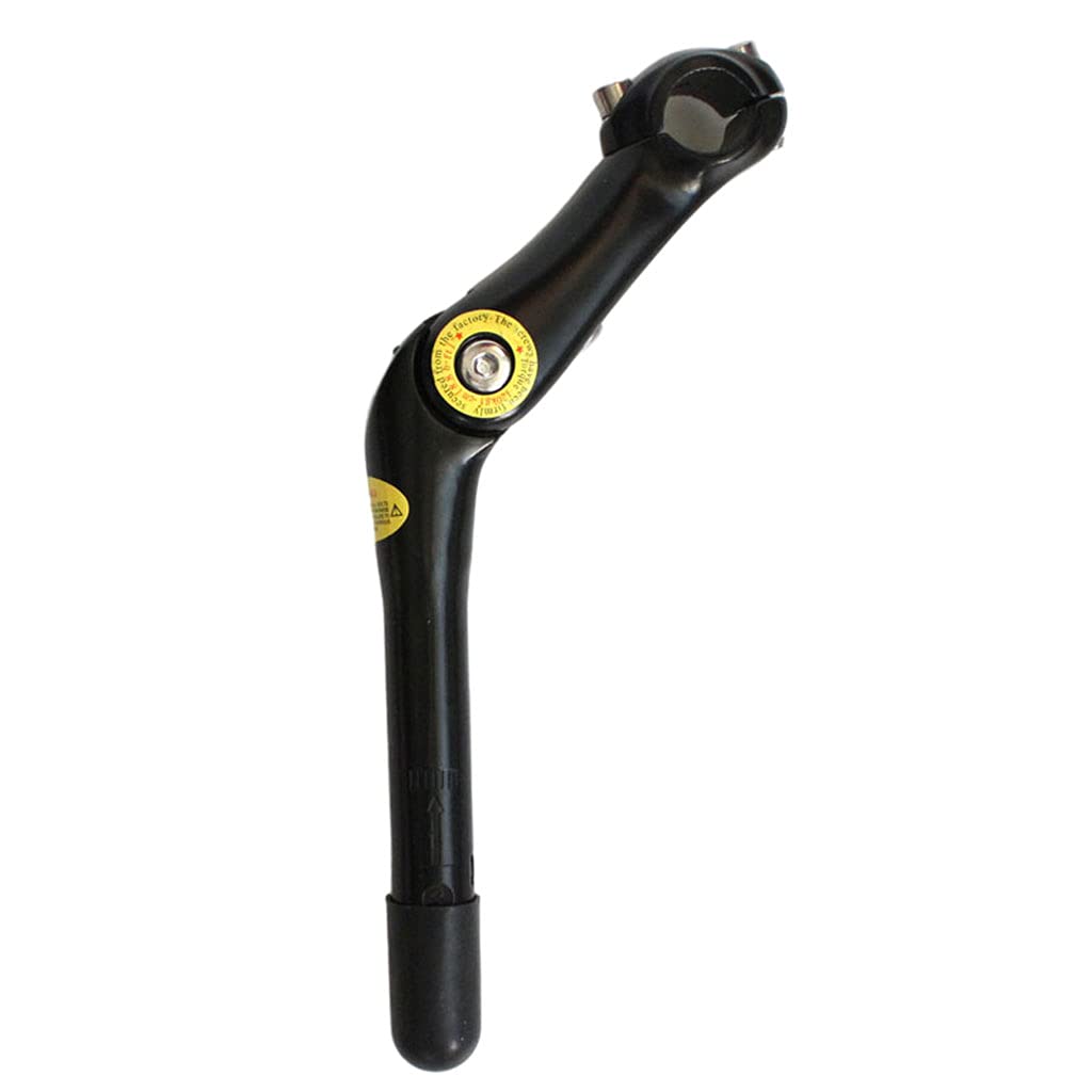 Bicycle Stem 25.4mm Stem 0-90 Degree Mountain Bike Adjustable Raise Handlebar Tube Folding Bike