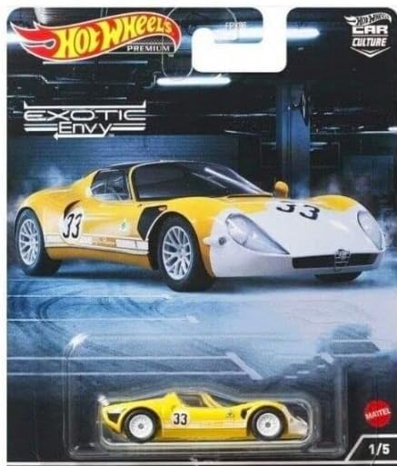 Hot Wheels Car Culture 2022 Exotic Envy Complete Set of 5 Diecast Vehicles from FPY86-957M Release