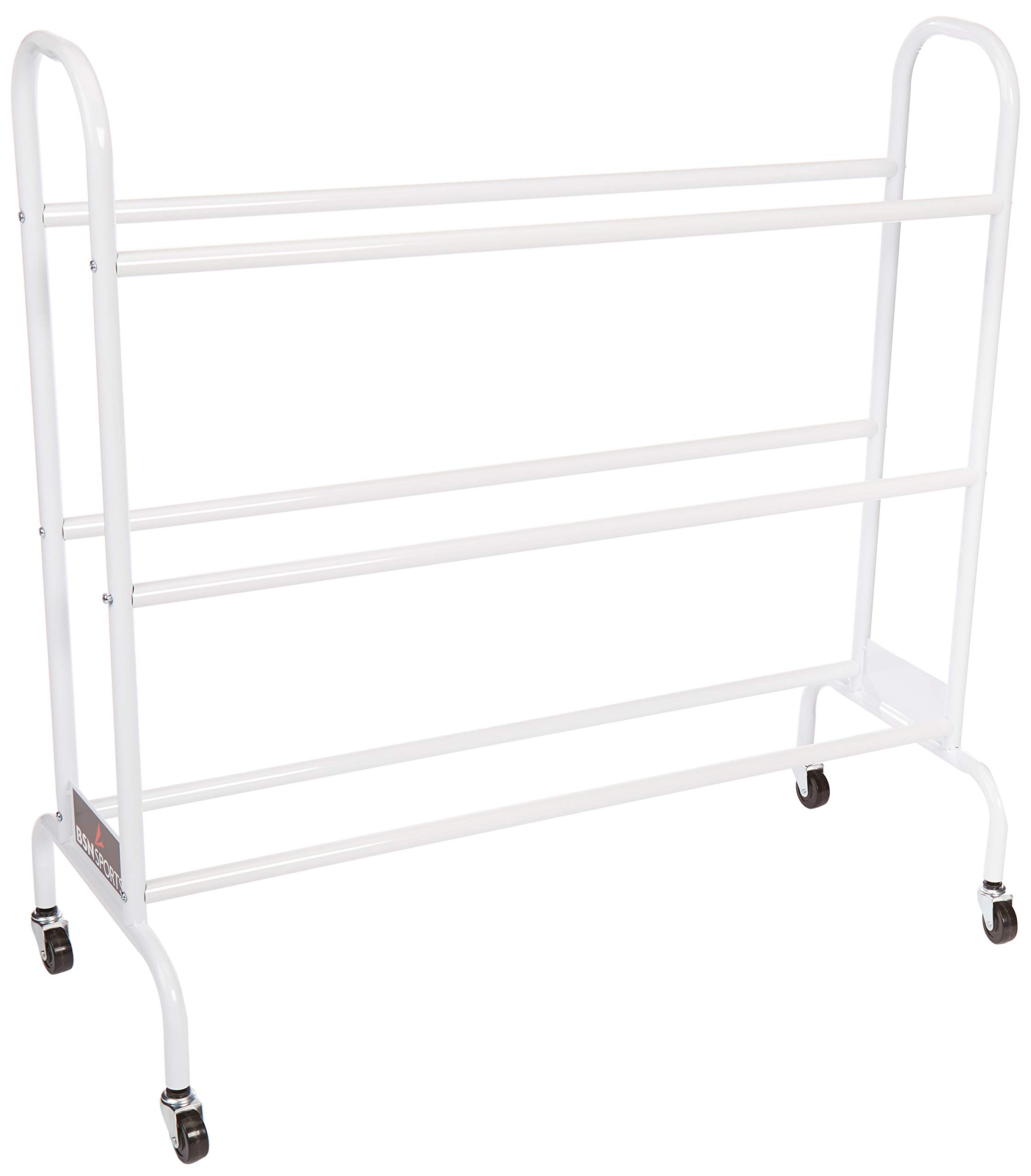 Ball Cart Wide Base (12 Balls), Color-White