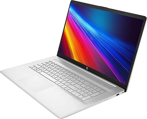 HP 17.3 Inch FHD Business Laptop, AMD Ryzen 5 5500U Processor (up to 4.3 GHz), Windows 11 Pro, 32GB RAM, 1TB SSD, Numeric Keypad, Bluetooth, Natural Silver, PCM