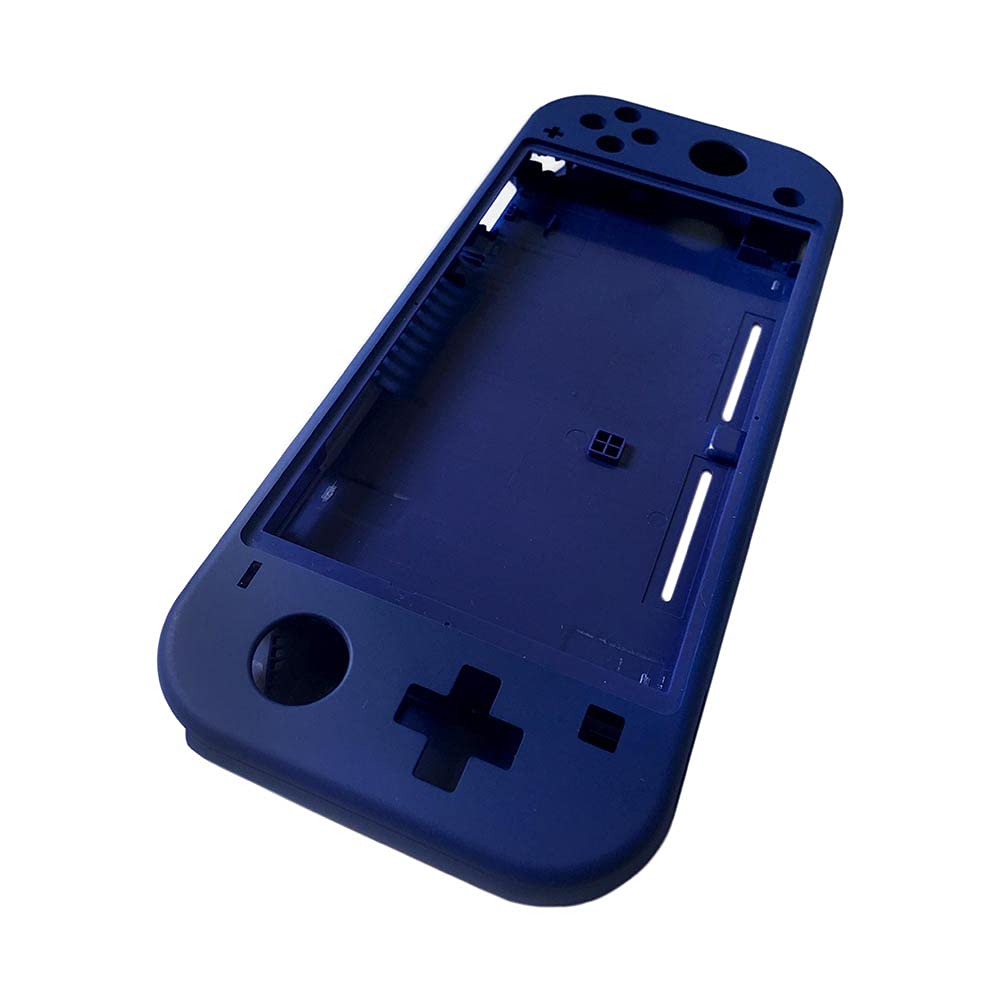 Rinbers Front Back Faceplate Rear Back Cover Housing Replacement for Nintendo Switch NS Lite Console HDH-001 Top Bottom Shell Case Plastic Cover - Dark Blue