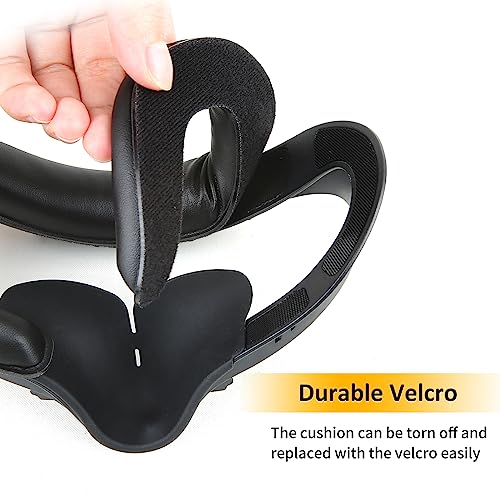 Face Cover Pad and Facial Interface Bracket for Oculus/Meta Quest 2 VR Accessories with Anti-Leakage Nose Pad