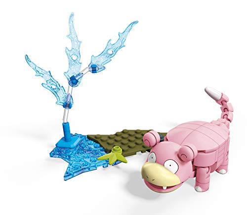 Mega Construx Pokemon Slowpoke Construction Set with Character Figures, Building Toys for Kids (119 Pieces)