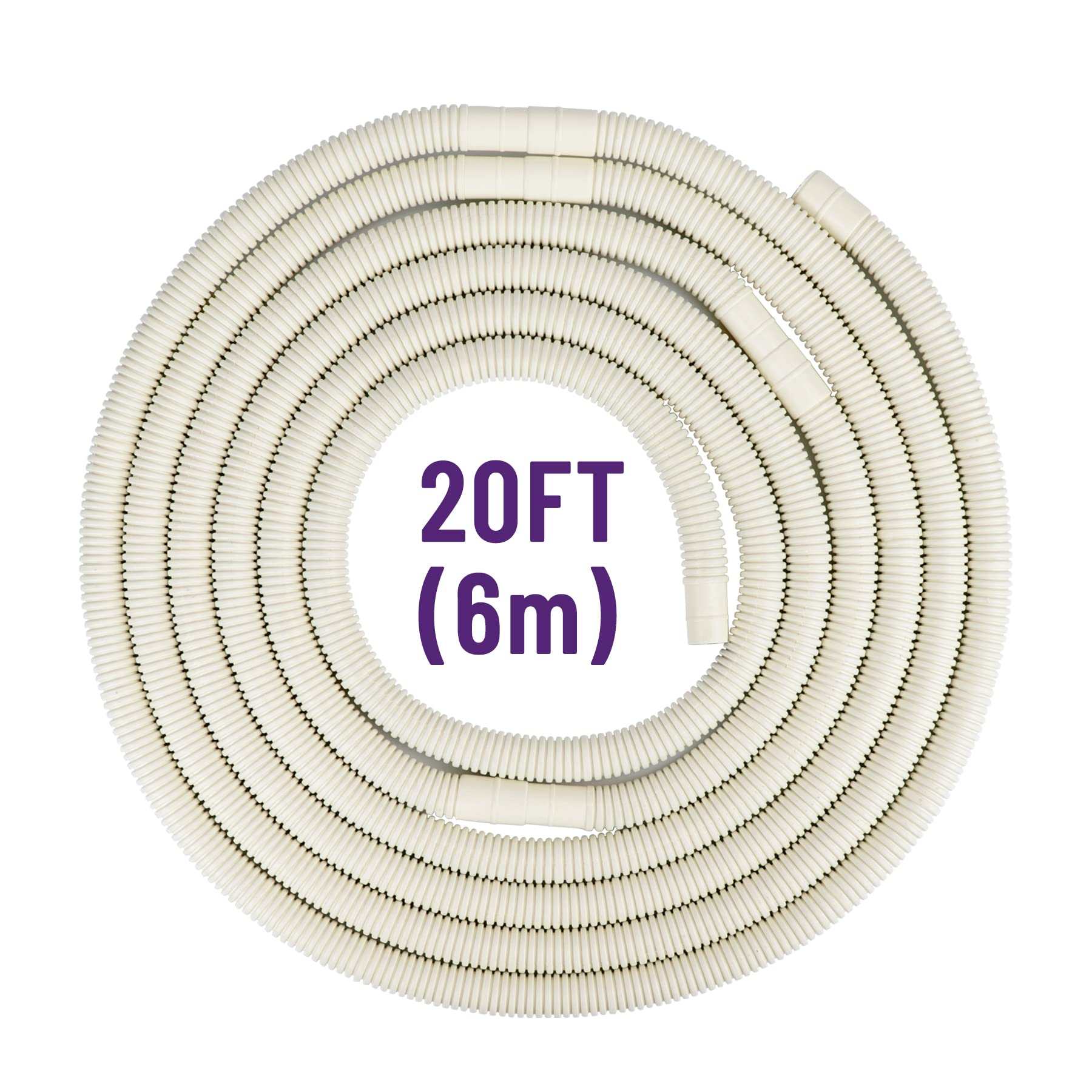 Mxclimate Air Conditioner Drain Hose 20 Ft for Ductless Mini Split AC Heat Pump Systems,UV Resistant & Flexible